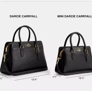 Coach | Bags | New Mini Darcie Carryall In Signature Canvas | Poshmark